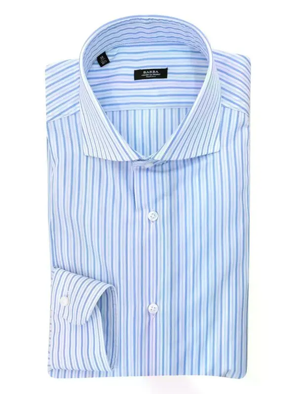 BARBA NAPOLI Striped Shirt - Blue