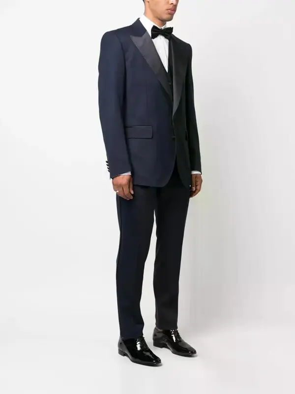 Dolce & Gabbana Tuxedo-style Three-piece Suit - Blue