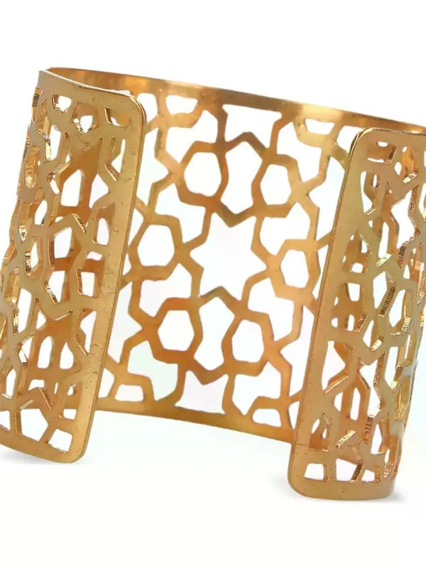 PIPPA SMALL Geometric-cut Cuff Bracelet