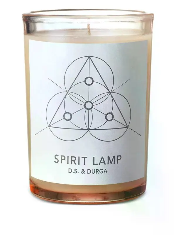 DS & DURGA Geometric-print Scented Candle - Neutrals