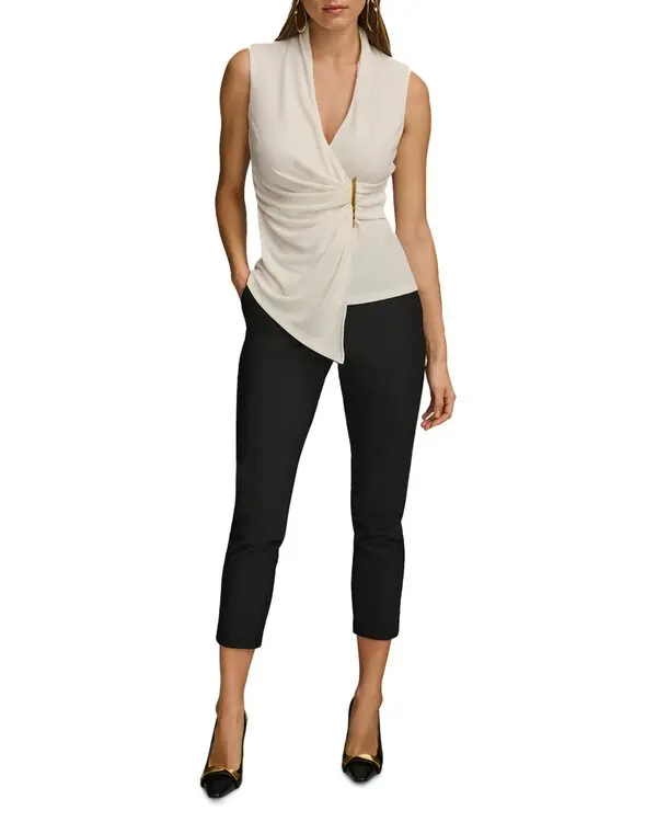 Donna Karan New York Sleeveless Top - Cream