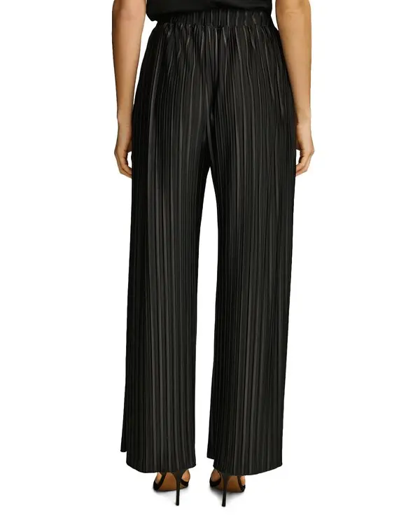 Donna Karan New York Pleated Wide-leg Pants
