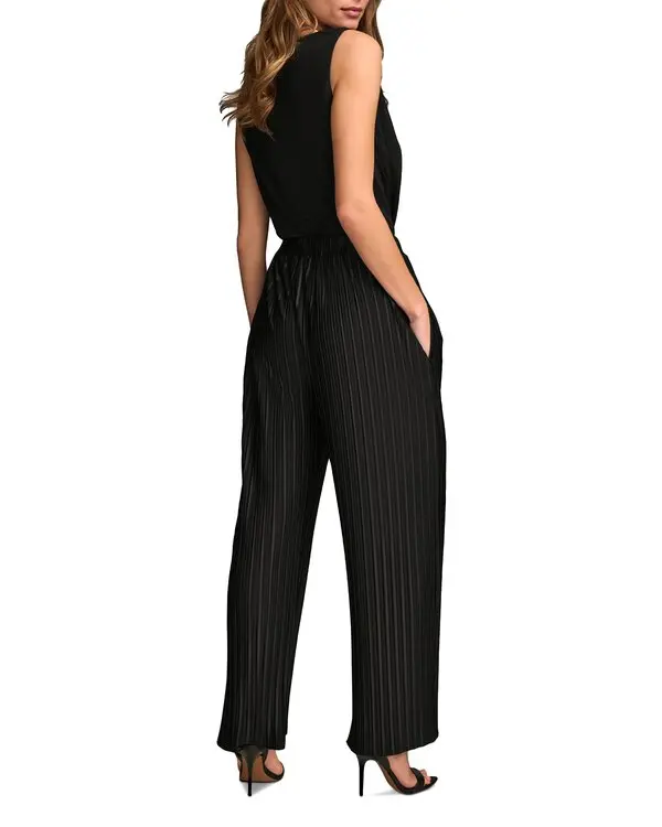 Donna Karan New York Pleated Wide-leg Pants