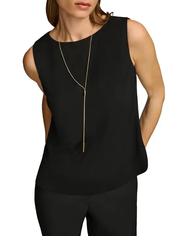 Donna Karan New York Sleeveless Crewneck Top