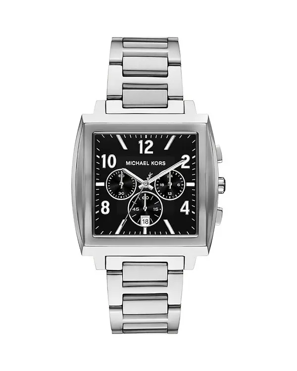 Michael Kors Chronograph Watch, 41mm - Black/silver