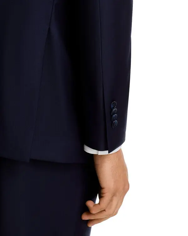 Peter Millar Flynn Solid Classic Wool Regular Fit Suit - Navy
