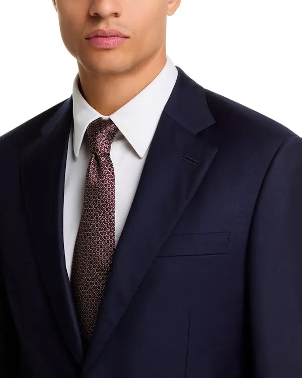 Peter Millar Flynn Solid Classic Wool Regular Fit Suit - Navy