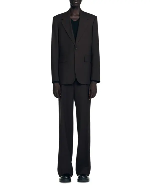 Sandro Classic Fit Suit Jacket