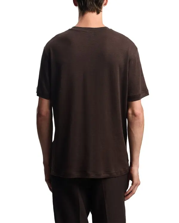 Emporio Armani Regular Fit Pocket Linen Tee