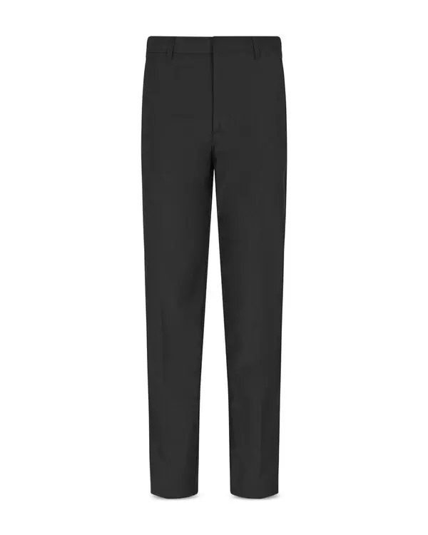 Emporio Armani Regular Fit Wool Trousers