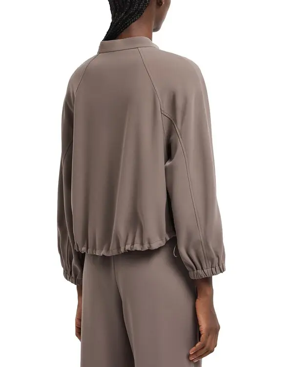 Emporio Armani Techno Cady Jacket With Drawstring Hem
