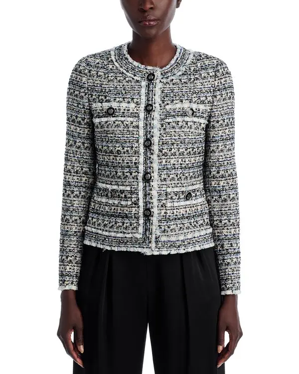Elie Tahari The Dakota Tweed Jacket