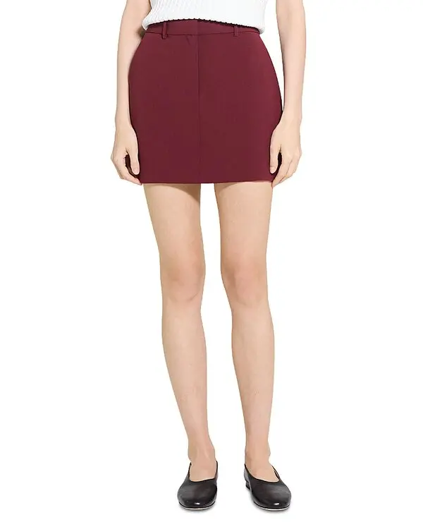 Theory Trouser Miniskirt - Grenache