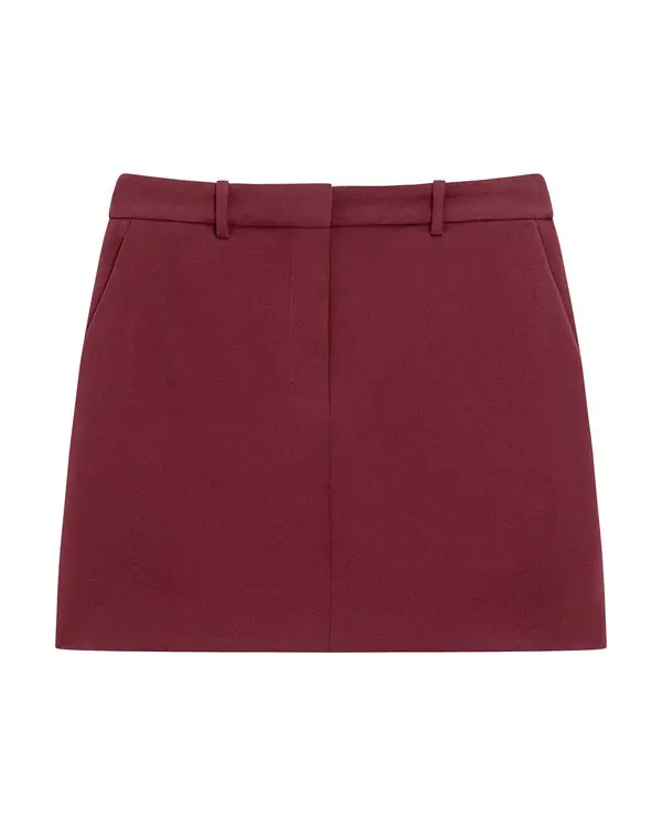 Theory Trouser Miniskirt - Grenache