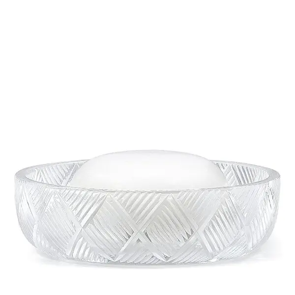 LABRAZEL Basketweave Soap Dish - Clear