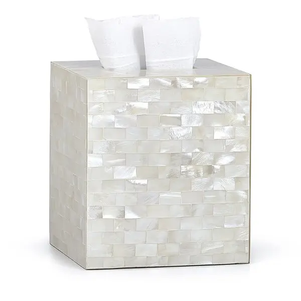 LABRAZEL White Agate Tissue Box