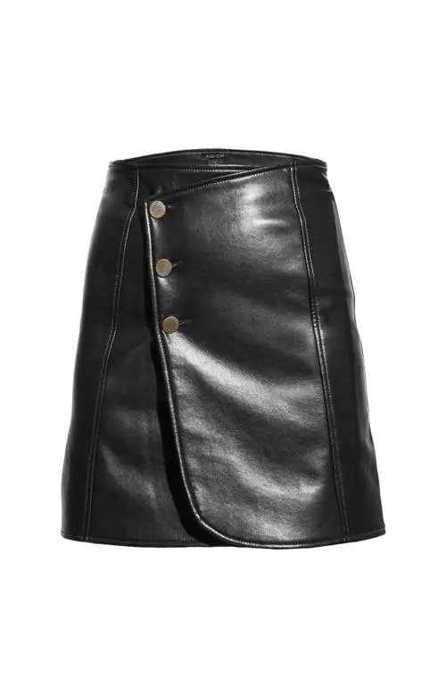 AS By DF Allison Recycled Leather Mini Skirt