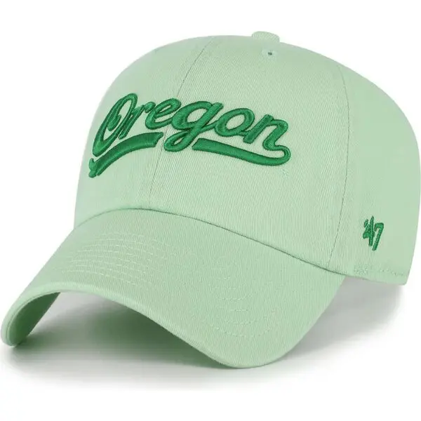 '47 Oregon Ducks Clean Up Adjustable Cap - Light Green