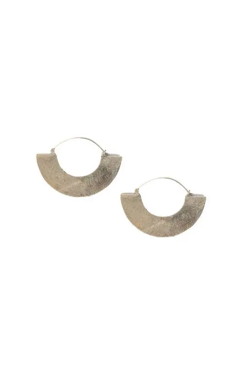 KAPOETA BY AMBICA Tuareg Hoop Earrings - Silver
