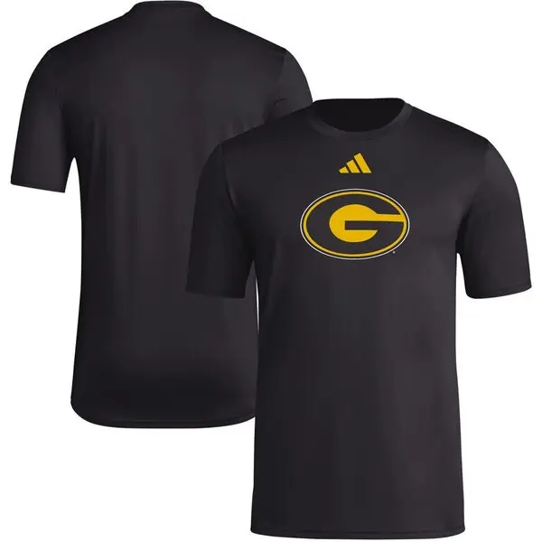 Adidas Grambling Tigers Primary Locker Logo Pre-game Aeroready T-shirt - Black