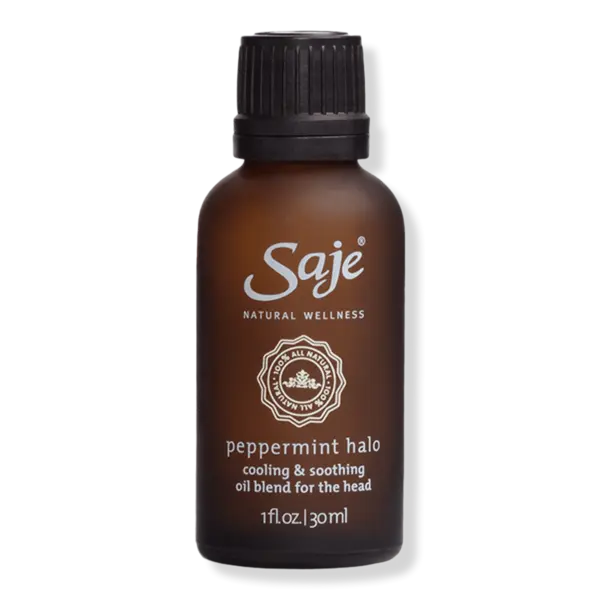 SAJE NATURAL WELLNESS Peppermint Halo Cooling & Soothing Oil Blend For The Head - One-color