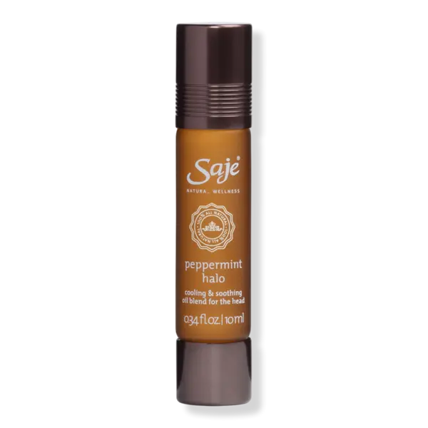 SAJE NATURAL WELLNESS Peppermint Halo Cooling & Soothing Oil Blend For The Head - One-color