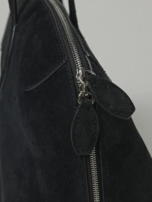TOTEME Suede Shoulder Bag - Black
