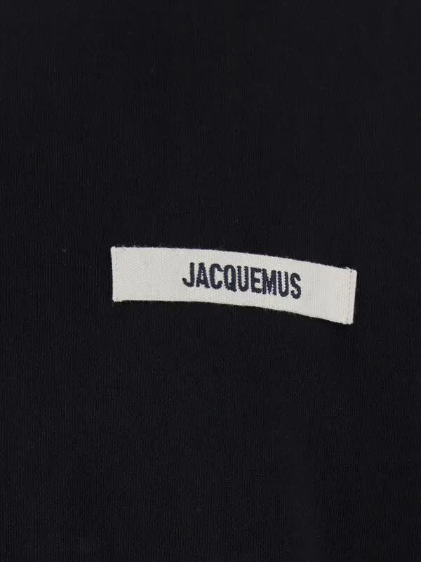 Jacquemus Pure Cotton Crewneck Sweatshirt - Black