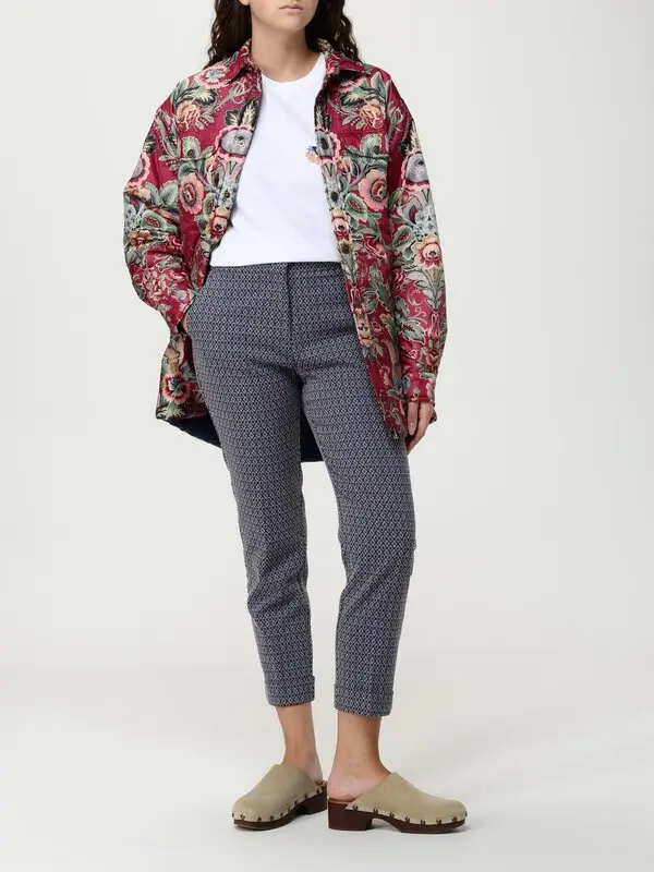 Etro Floral Print Jacket - Violet
