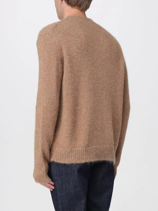 JIL SANDER Ribbed Knit Pullover - Beige