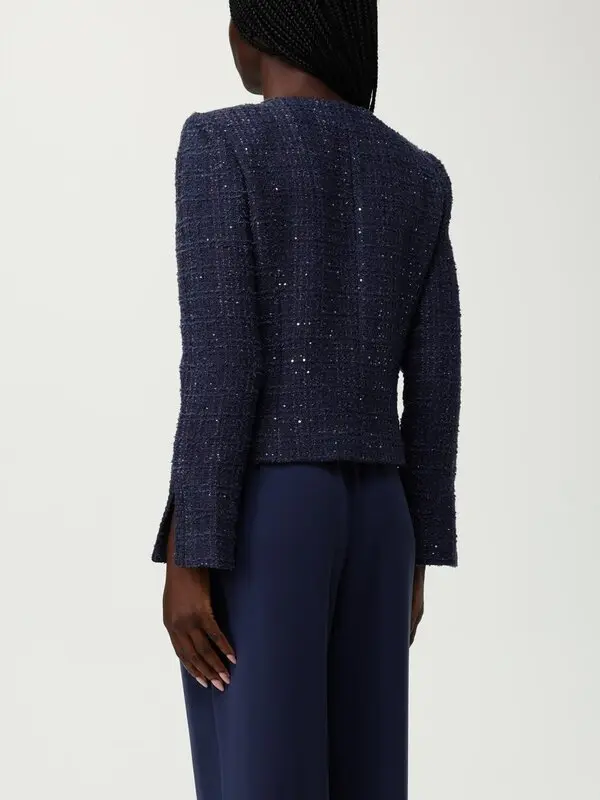 Emporio Armani Sequined Zip-up Jacket