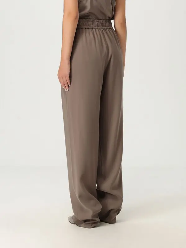 Emporio Armani Wide Leg Trousers - Dove Grey