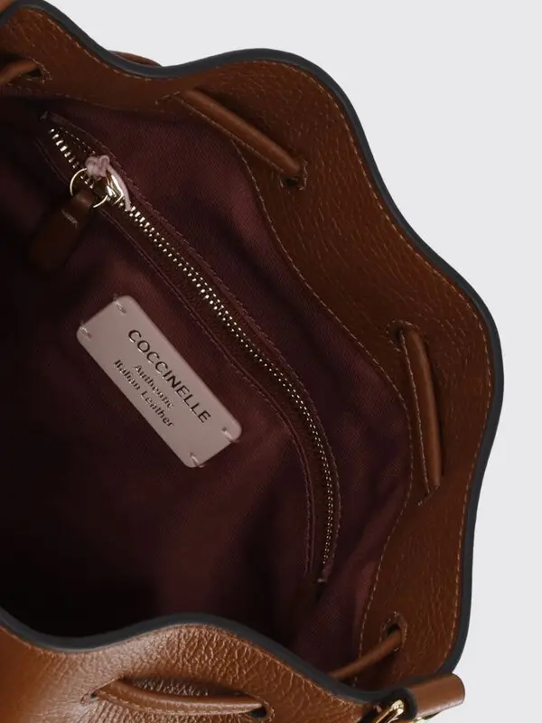 COCCINELLE Leather Bucket Bag - Brown