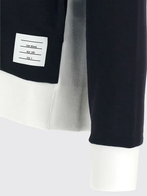 Thom Browne Zip-up Hoodie - Blue