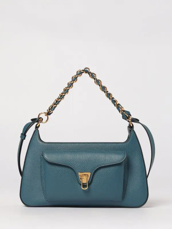 COCCINELLE Leather Shoulder Bag - Blue