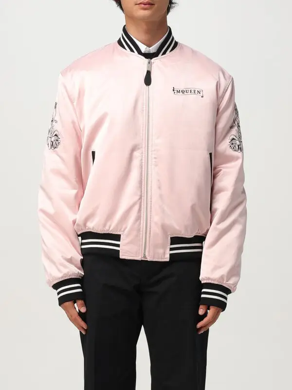 Alexander McQueen Bomber Jacket - Pink