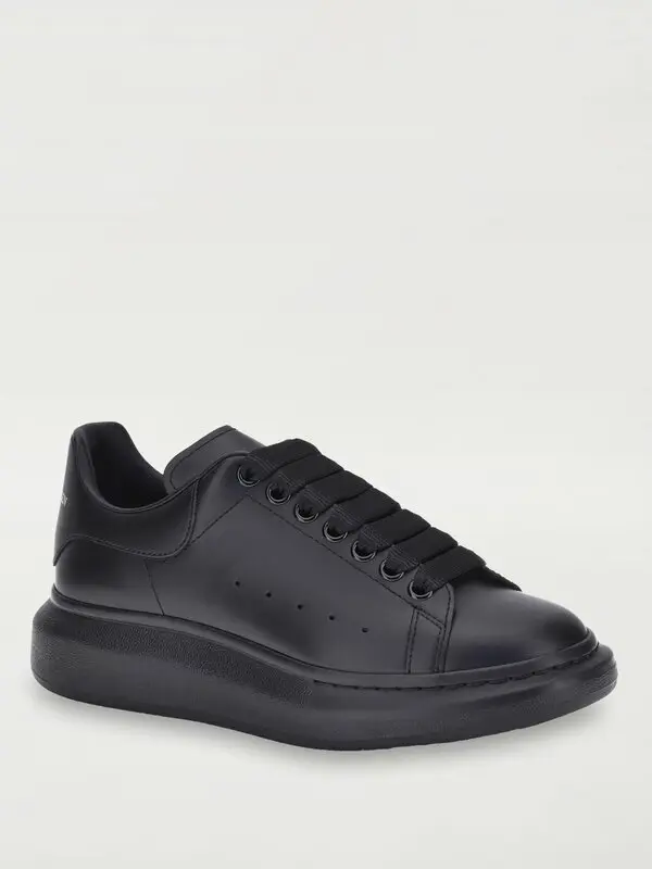 Alexander McQueen Oversize Sneakers In Smooth Calf Leather