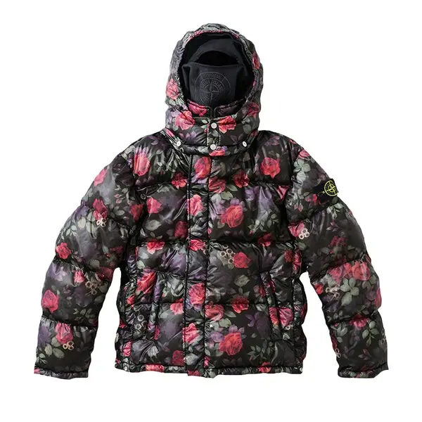 Supreme X Stone Island Printed Puffy Jacket