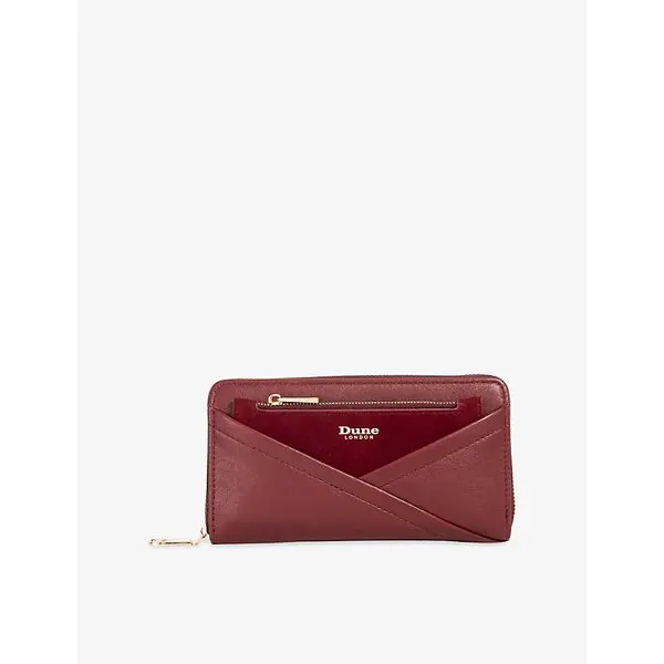 DUNE Kelbey Faux-leather Wallet - Burgundy Synthetic