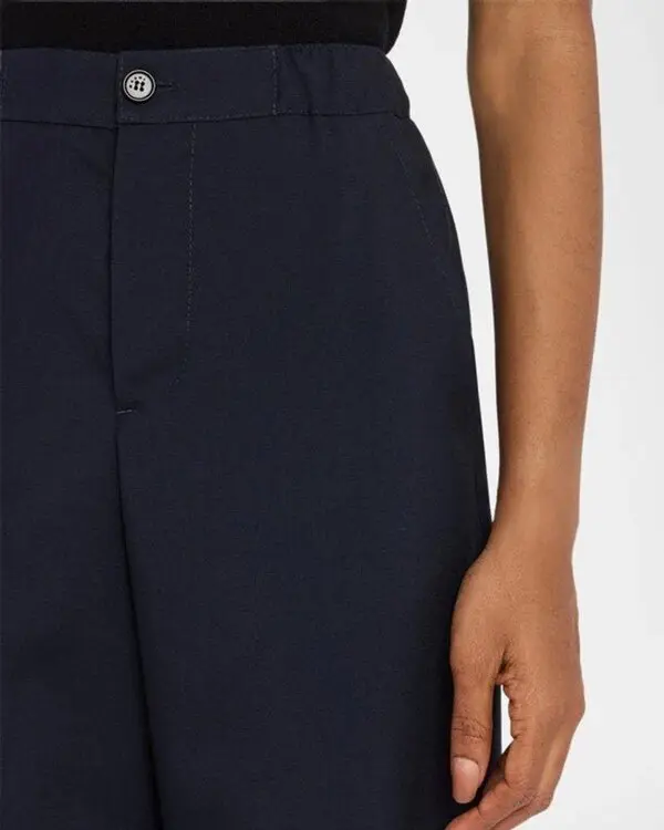 Marni Elastic Waistband Straight-leg Trousers