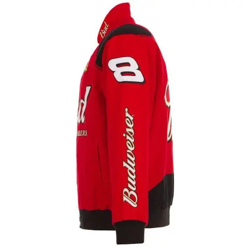 JH DESIGN Dale Earnhardt Jr. Budweiser Full-snap Twill Jacket