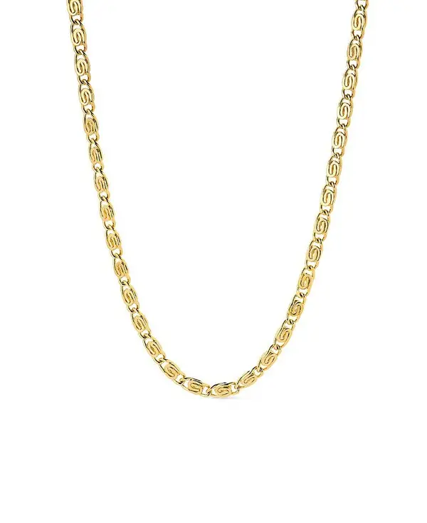 ANA LUISA Shell Link Necklace - Gold