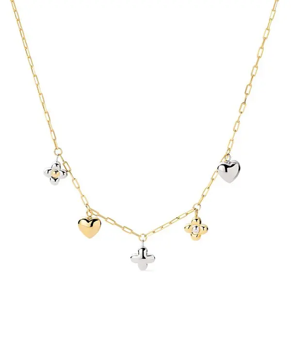 ANA LUISA Azura Charm Necklace - Two Tone