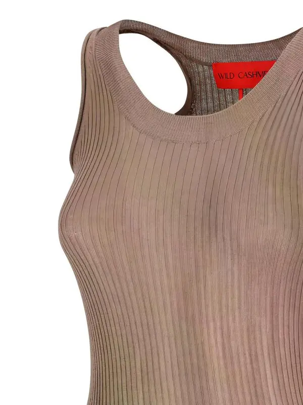 WILD CASHMERE Ribbed Tank Top