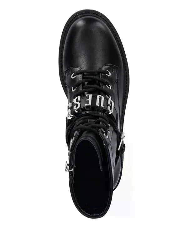 Guess Yanzy Lace-up Biker Boots
