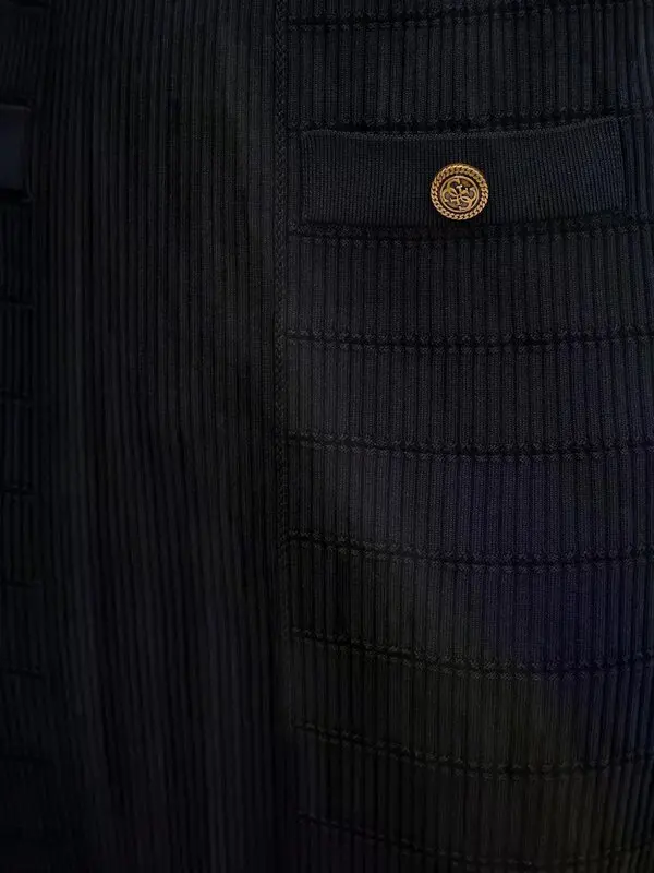 Guess Ribbed-knit Midi Skirt - Black