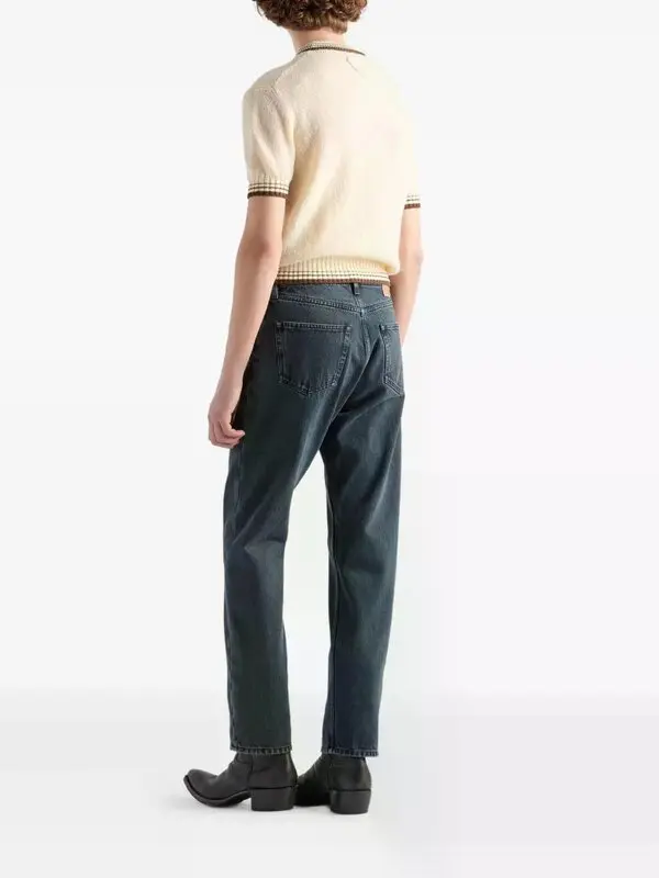 Prada Mid-rise Straight Jeans - Grey