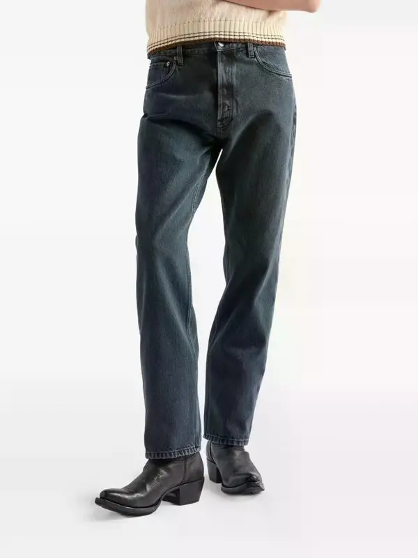 Prada Mid-rise Straight Jeans - Grey