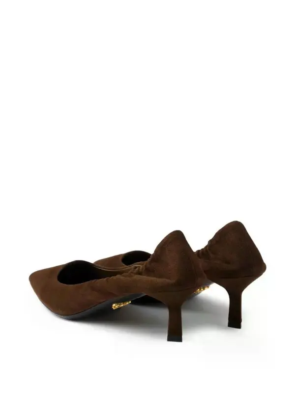 Prada Pointed-toe Suede Pumps
