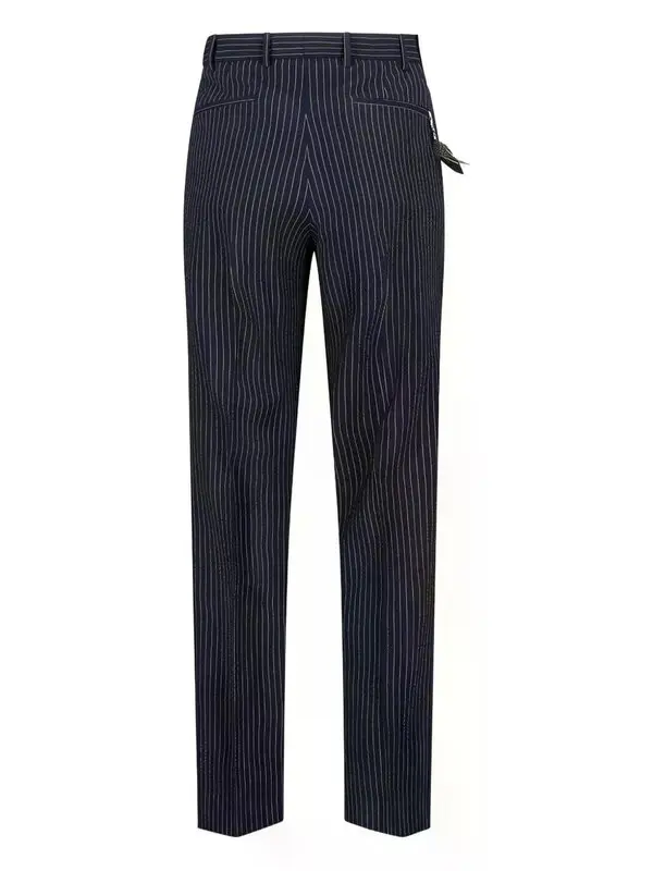 PT TORINO Pinstripe Trousers With Pleat Detail